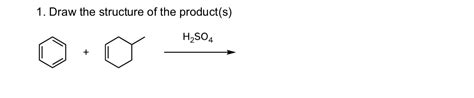 Solved Draw The Structure Of The Product S Chegg
