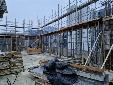 2024 02 05 아침조회 체조 5층 골조작업 지하층 조적작업 Ncmn