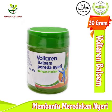 Voltaren Balsem Untuk Nyeri Otot Dan Nyeri Sendi 20 Gram Lazada