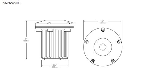 In Ground Composite Junction Box For Line Voltage Path Lights