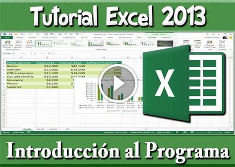 Excel 2013 Tutorial IntroducciÓn Al Programa En EspaÑol
