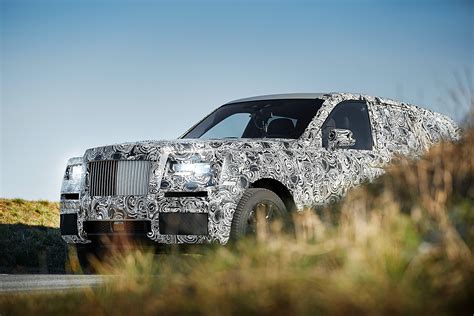 Spied Rolls Royce Cullinan Suv Caught In Snow