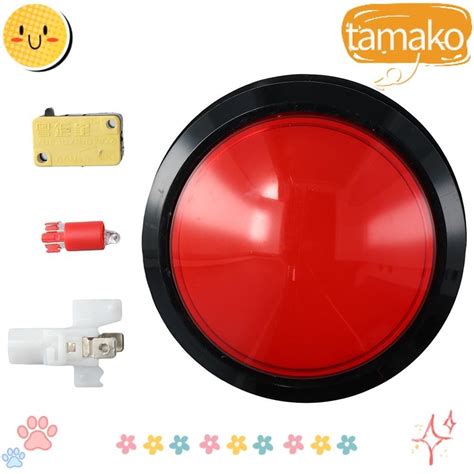 TAMAKO Jumbo Dome Shaped Button V Mm LED Illuminated Push Button Switch DIY Projects Self