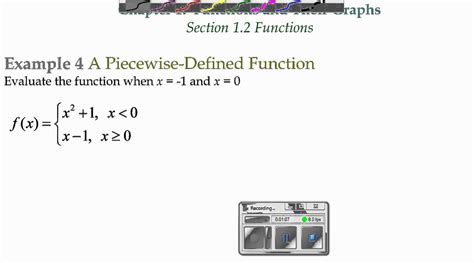 Section 1.2 Example 4 A Piecewise-Defined Function - YouTube Tim McCaffrey - masters s a