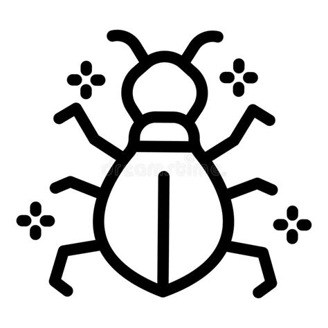 Clean Bug Logo Representing Pest Control Services Stock Illustration