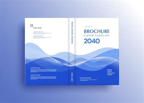 Premium Vector Abstract Book Cover Design Brochureflyer Template