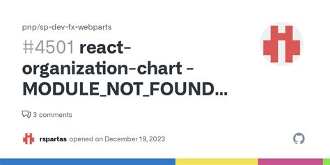 React Organization Chart Modulenotfound Error · Issue 4501 · Pnp