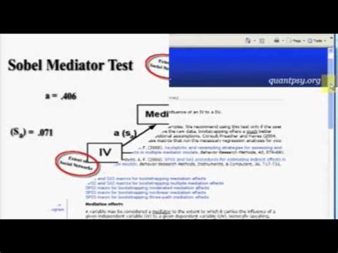 Sobel Test