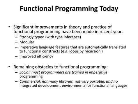 Functional Programming - ppt download