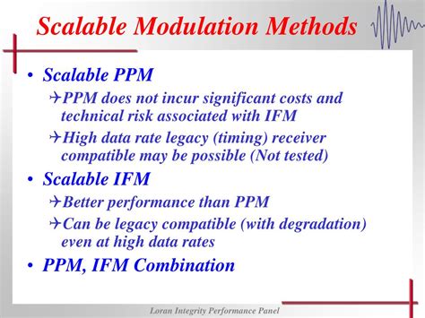 PPT Scalable Modulation For Loran PowerPoint Presentation Free Download ID 6090581