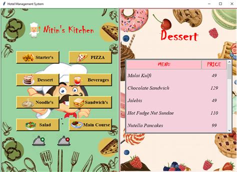 GitHub Nitin Hotel Management System Hotel Management System Using Python GUI Tkinter