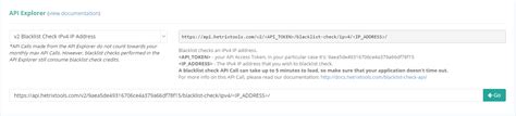 Blacklist Check Api Hetrixtools