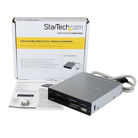 StarTech Front Bay USB Memory Card Reader FCREADBK Mwave