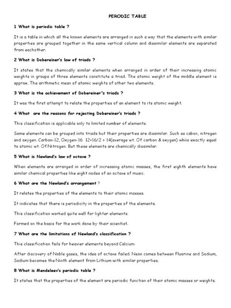 Perodic Table Pdf Periodic Table Ion