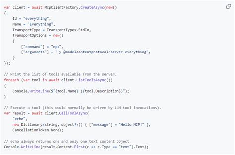 由 Mcp 官方推出的 C Sdk，使 Net 应用程序、服务和库能够快速实现与 Mcp 客户端和服务器交互！mcp C Sdk Csdn博客