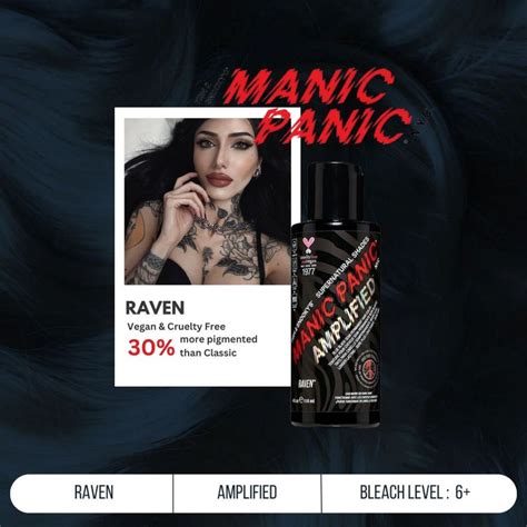 Jual Manic Panic Amplified Raven Shopee Indonesia
