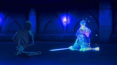 После смерти стал скелетом и начал эволюционировать Аниме Нежеланно бессмертный авантюрист