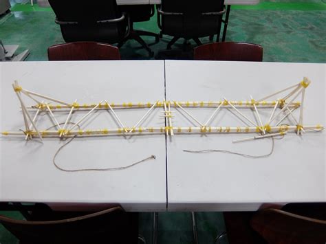 나무 젓가락 다리 만들기 나무젓가락 49개 고무줄 노끈 약간으로 책 24권 올리기 조아저씨 창의건축 Flickr