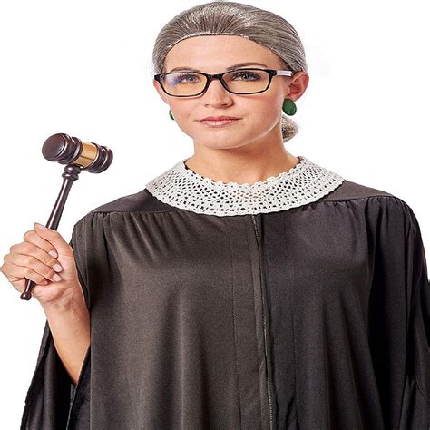 Judge RBG Adult Costume Wig Oriental Trading