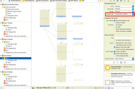 Ios Storyboard Tabbar Not Tinted Stack Overflow