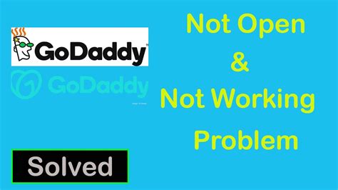 How To Fix Godaddy App Not Working Godaddy Not Opening Problem In