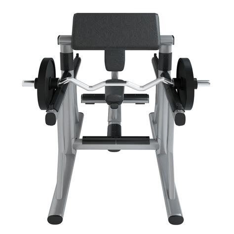 Life Fitness Signature Arm Curl Bench 3d Model For Vray