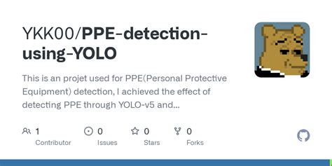 github ykk00 ppe detection using yolo this is an projet used for ppe