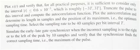815 Simulation Of Early Late Gate Synchronizer For