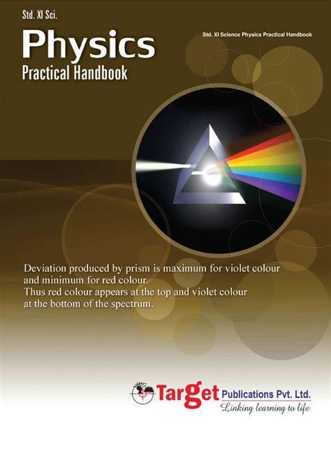 Physics Practical Handbook Std 11 Science Std Xi Science Physics Practical Handbook No