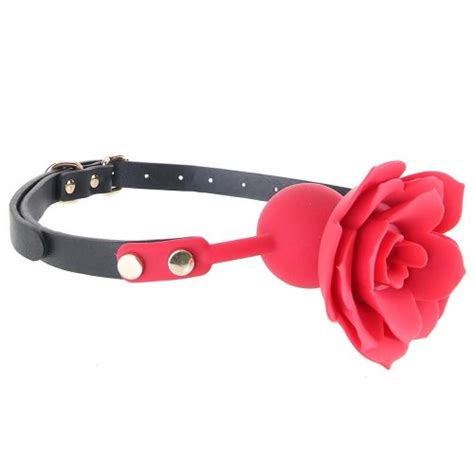 Secret Kisses Bloom Silicone Rose Gag Sex Toy Hotmovies