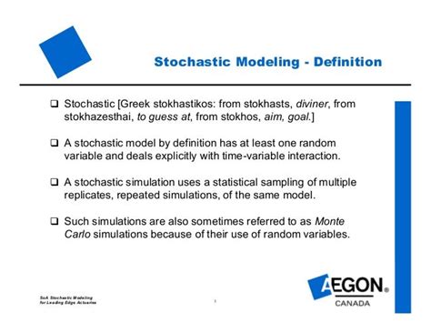 Practical Aspects Of Stochastic Modelingpptx