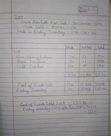 calculating weighted average cost inventory values the brattle
