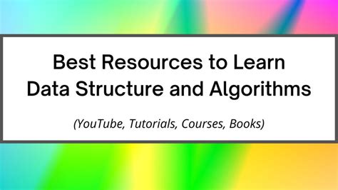 46 Best Resources To Learn Data Structures And Algorithms Youtubetut
