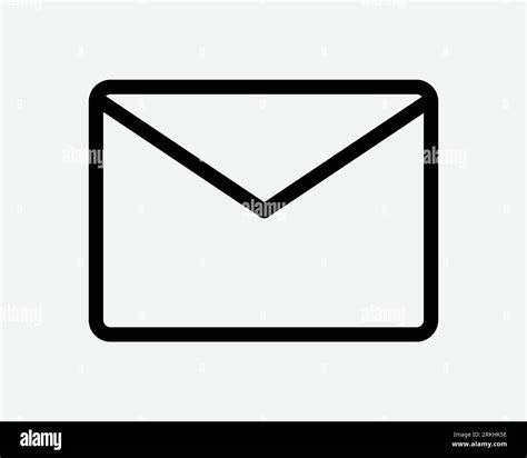 Envelope Mail Line Icon Letter Email Message Correspondence Postal Post Memo Business