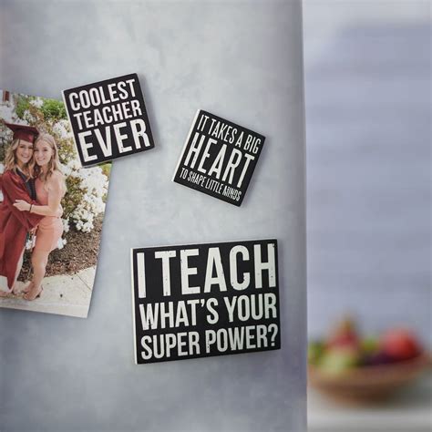 Coolest Teacher Ever Magnet Set Marmalade Mercantile