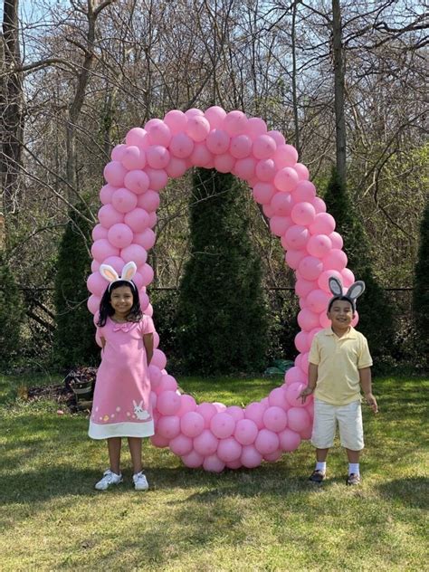 Decoración De Globos Para El Día De Pascua