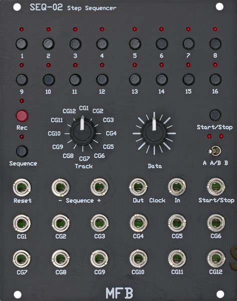 Mfb Seq 02 Eurorack Module On Modulargrid