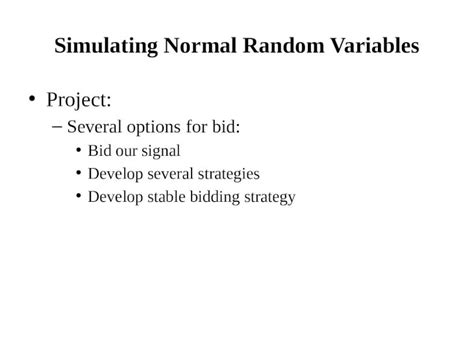 Pptx Simulating Normal Random Variables Dokumentips