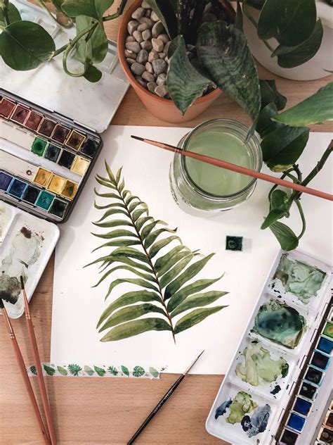 Watercolor Leaf Painting Artofit