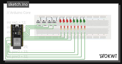 Sample Wokwi Esp32 Stm32 Arduino Simulator