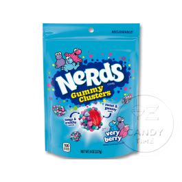 Nerds Gummy Clusters Verry Berry 8oz Pouch Box Of 6