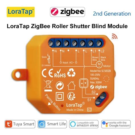 Loratap Zigbee Modul Ovládání žaluzií A Rolet Homebrainz
