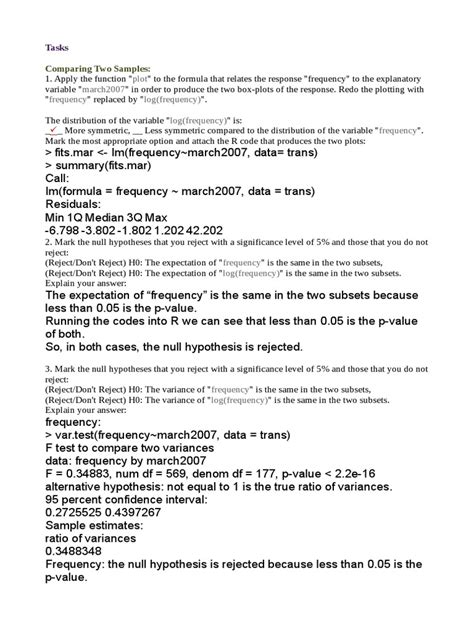Math 1281 Assignment Unit 6 Pdf P Value Coefficient Of Determination