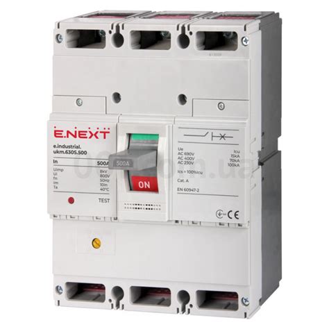 Шафовий автоматичний вимикач Dustrial Ukm 630s 500 3p 500А 70кА E Next I0010028 купити в