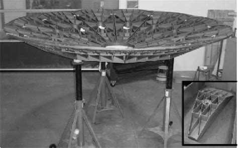 refl ector of herschel telescope consisting of 12 silicon carbide
