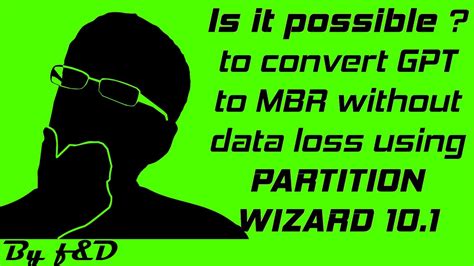 How To Convert Gpt To Mbr Or Mbr To Gpt Without Any Data Loss Using Minitool Partition Wizard