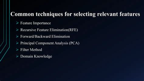 Data Preprocessing Feature Selection And Merging Ppt