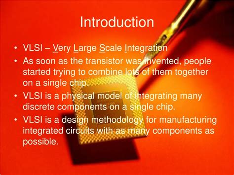 PPT VLSI Computers PowerPoint Presentation Free Download ID