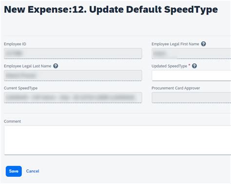 Concur Request Procurement Card Updates