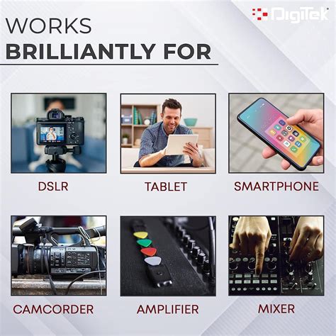 Digitek Dwm 101 Wireless Microphone 100m 12hr And 360° Capture